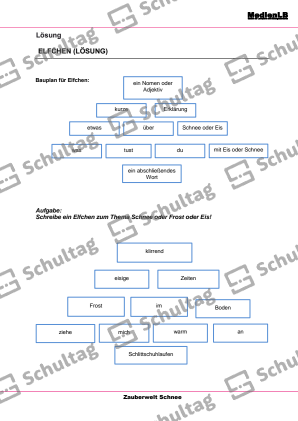 ELFCHEN – Schultag