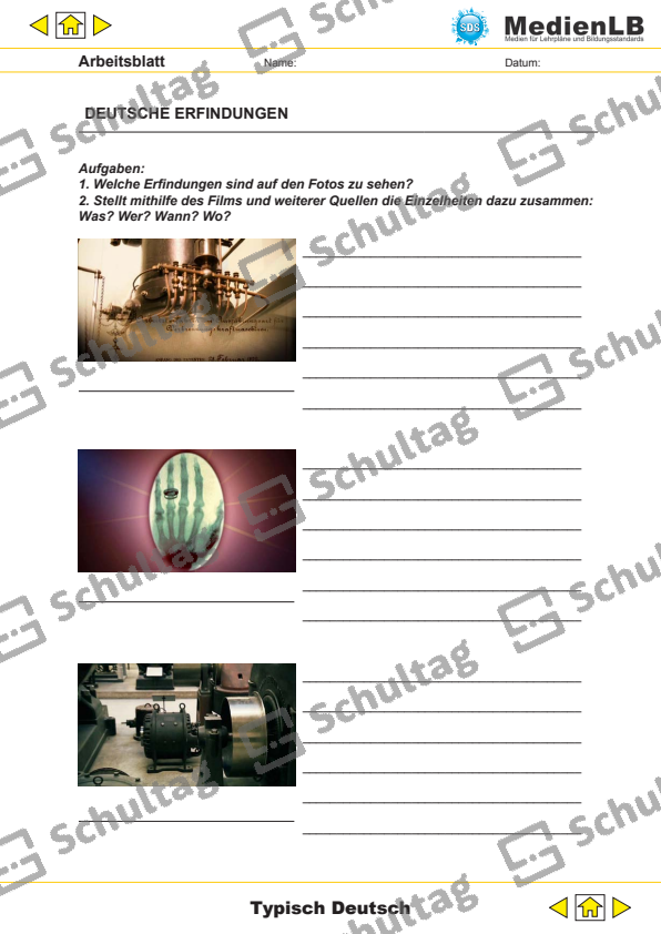 Typisch Deutsch (Sammlung) – Schultag