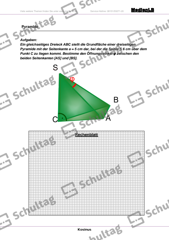 Pyramide – Schultag