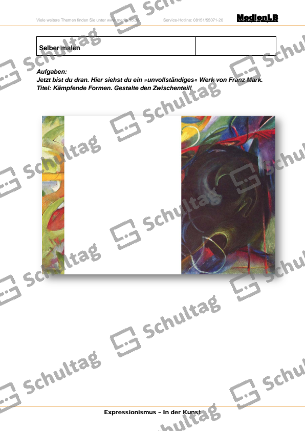 Expressionismus – Schultag