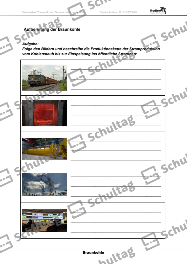 Braunkohle (Sammlung) – Schultag