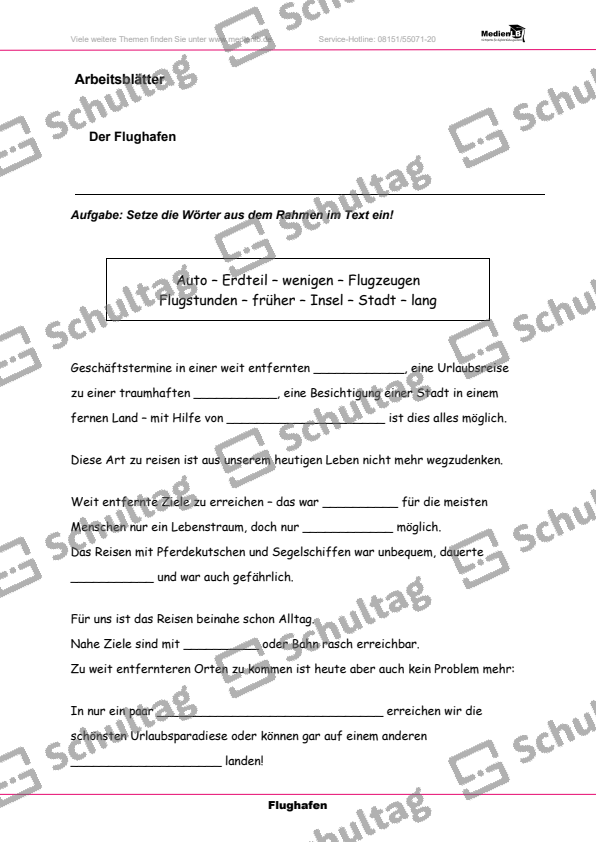 Was passt DEN oder DEM – Schultag
