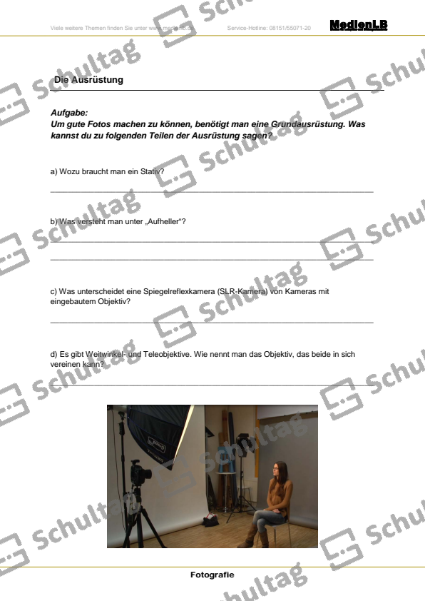Die wichtigsten Einstellungen einer Kamera – Schultag Die wichtigsten Einstellungen einer Kamera – Schultag