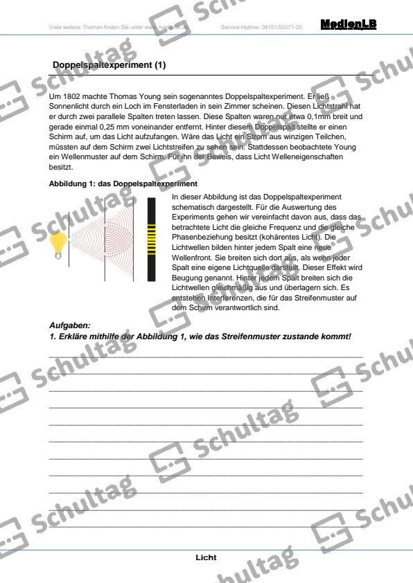 Licht (Sammlung) – Schultag