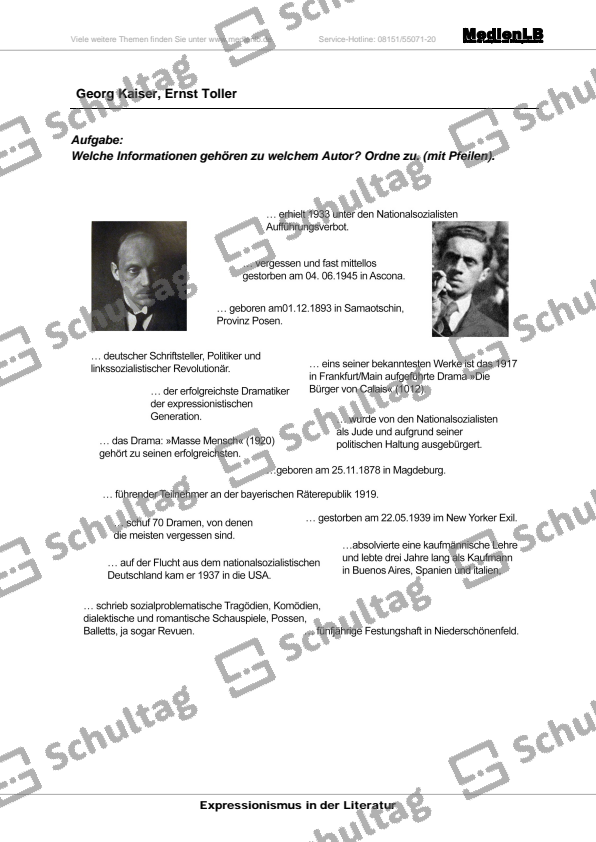 Begriff Expressionismus – Schultag