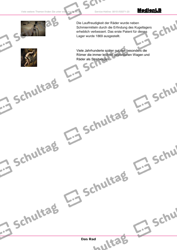 Geschichte des Rades – Schultag