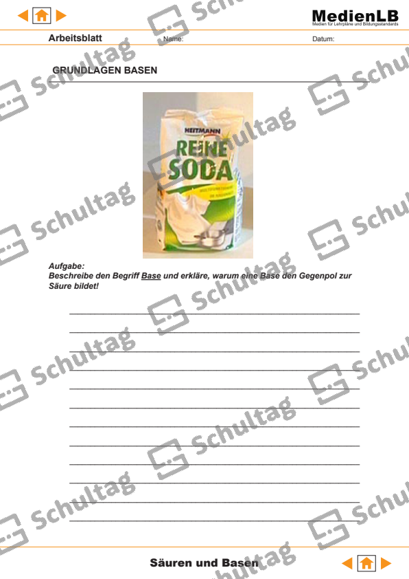 SÄURE-BASEN-INDIKATOREN – Schultag
