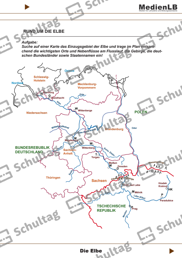 RUND UM DIE ELBE – Schultag